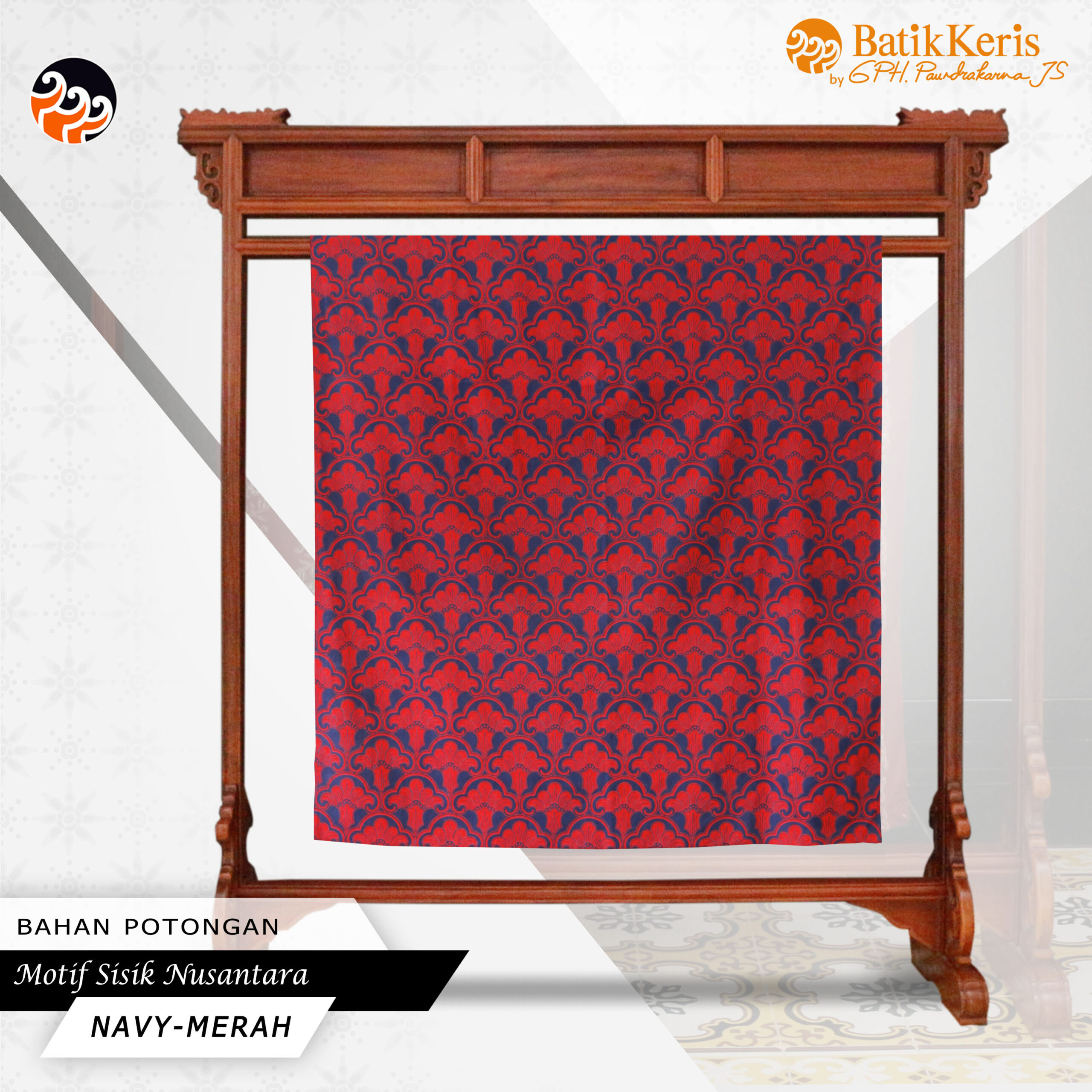 Bahan Potongan Motif Sisik Nusantara - Batik Keris Online