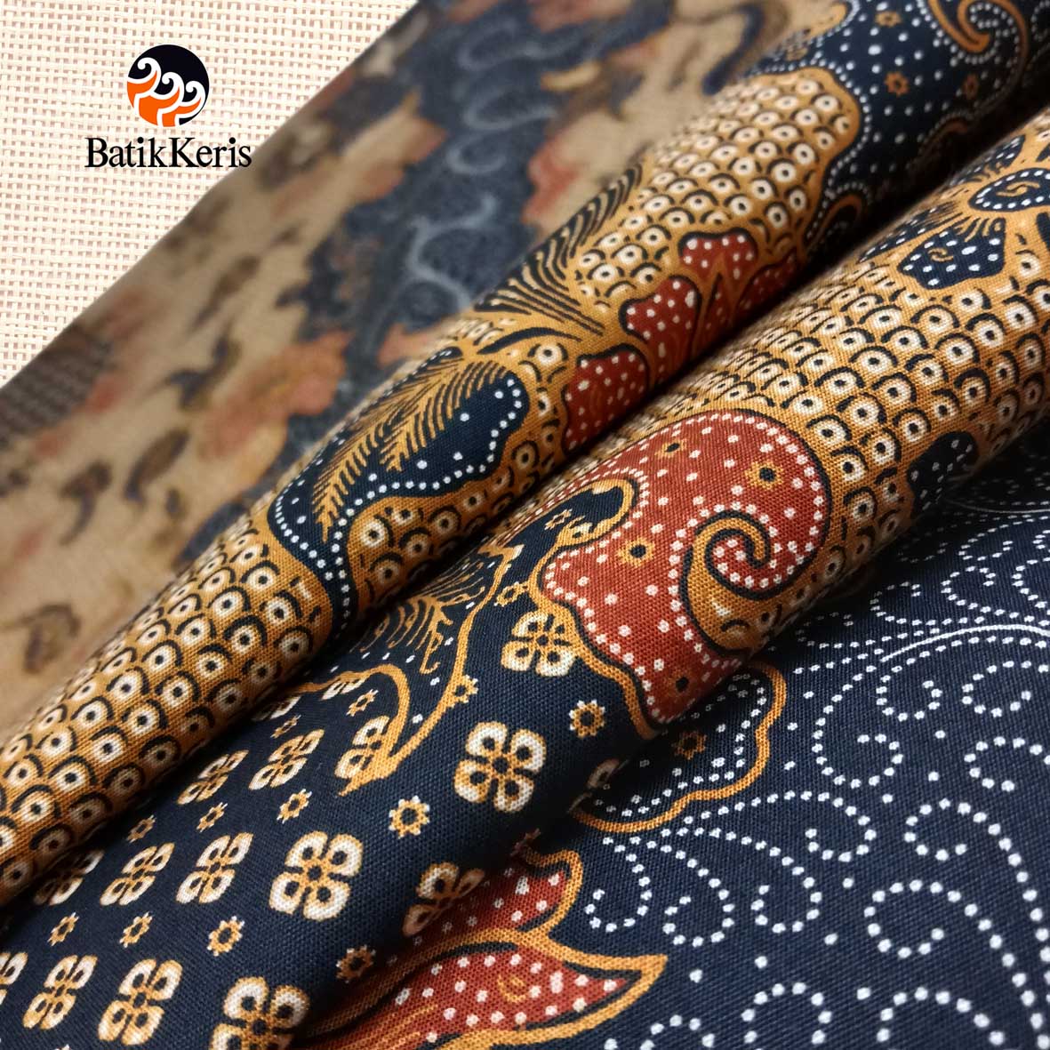 Bahan Potongan Motif Kembang Sari Manis - Batik Keris Online