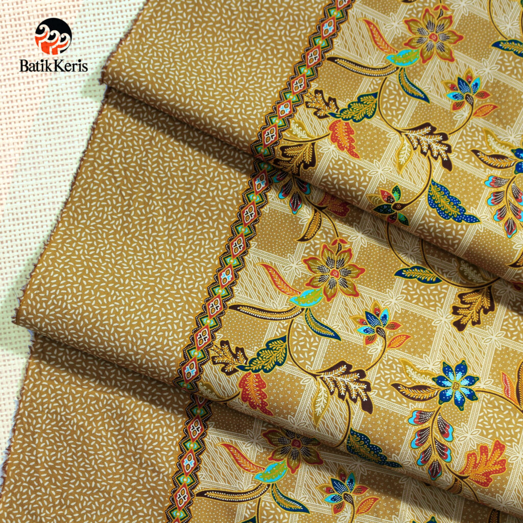Bahan Potongan Motif Sumulur Peni Asri Rand Sinebar Alit - Batik Keris ...