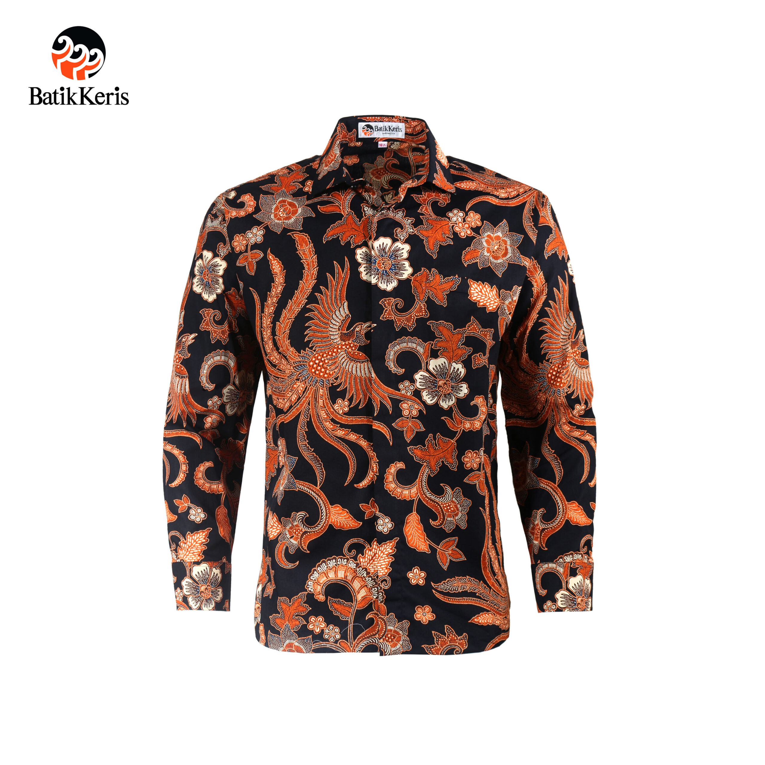 Kemeja Reguler Fit Batik Lengan Panjang Motif Keris Peksi Nalendra ...