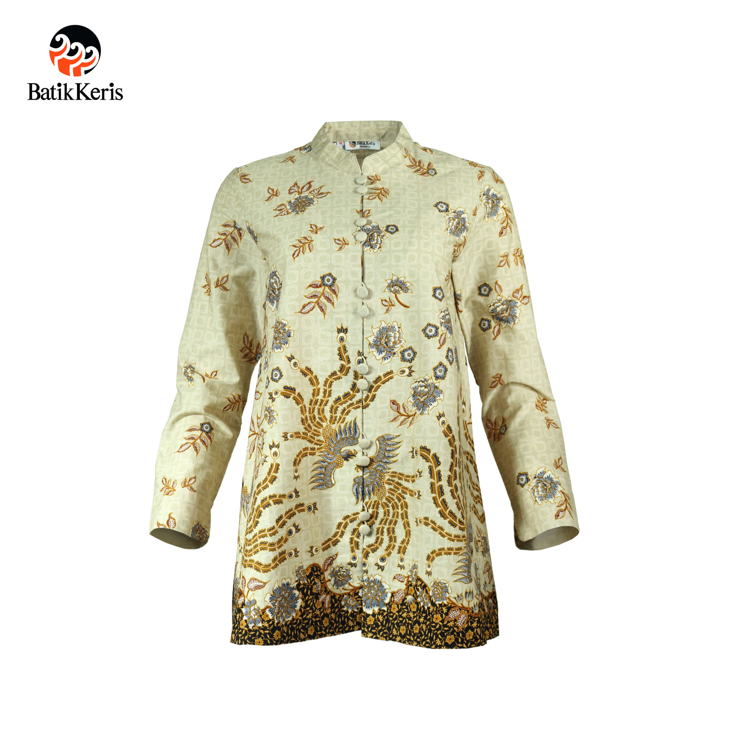 Blouse Batik Lengan Panjang Motif Keris Puspita Yudhistira - Batik ...