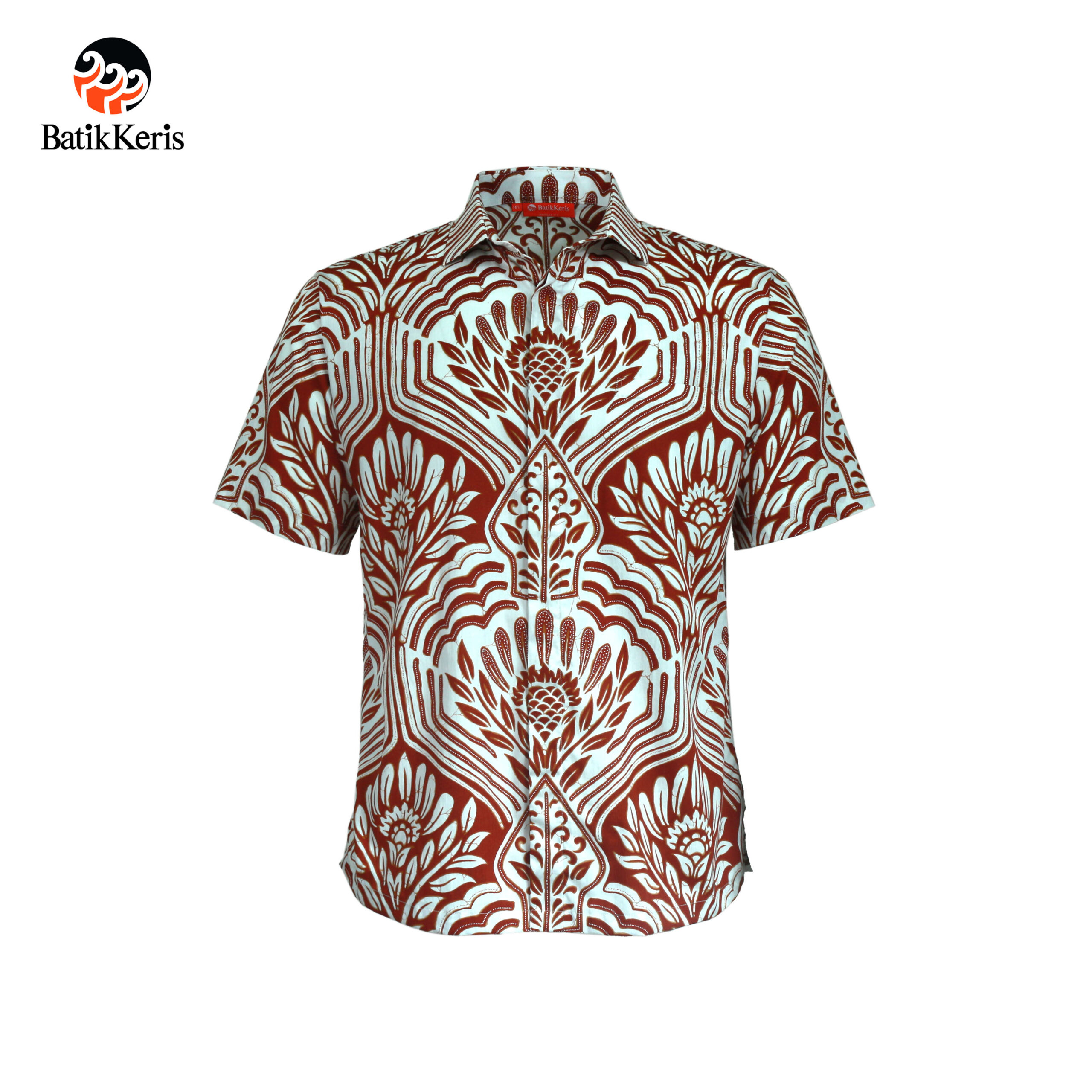 Kemeja Reguler Fit Batik Lengan Pendek Motif Keris Padma Ndalu - Batik ...