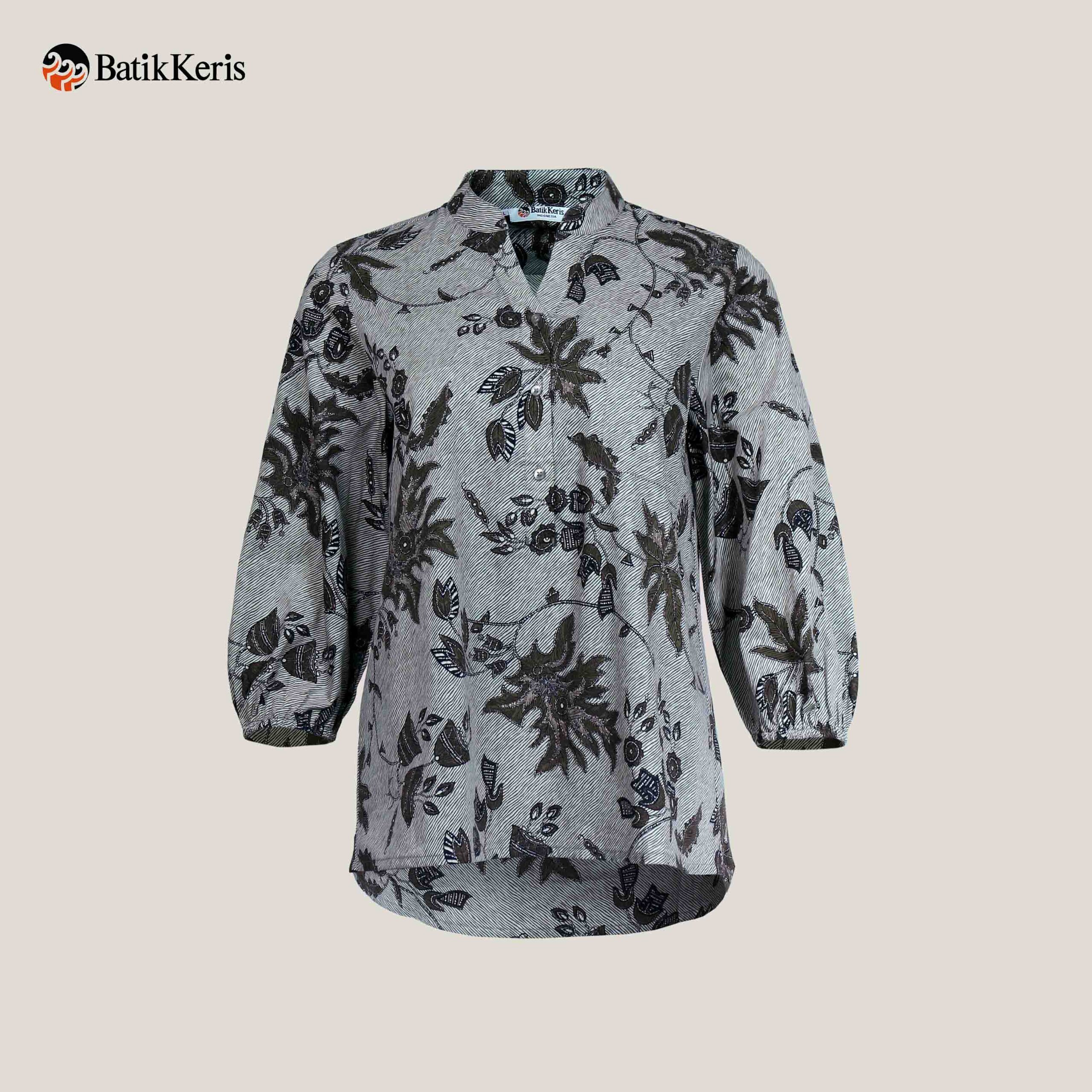 Blouse Batik Lengan 3/4 Motif Keris Galaran Kusumo - Batik Keris Online