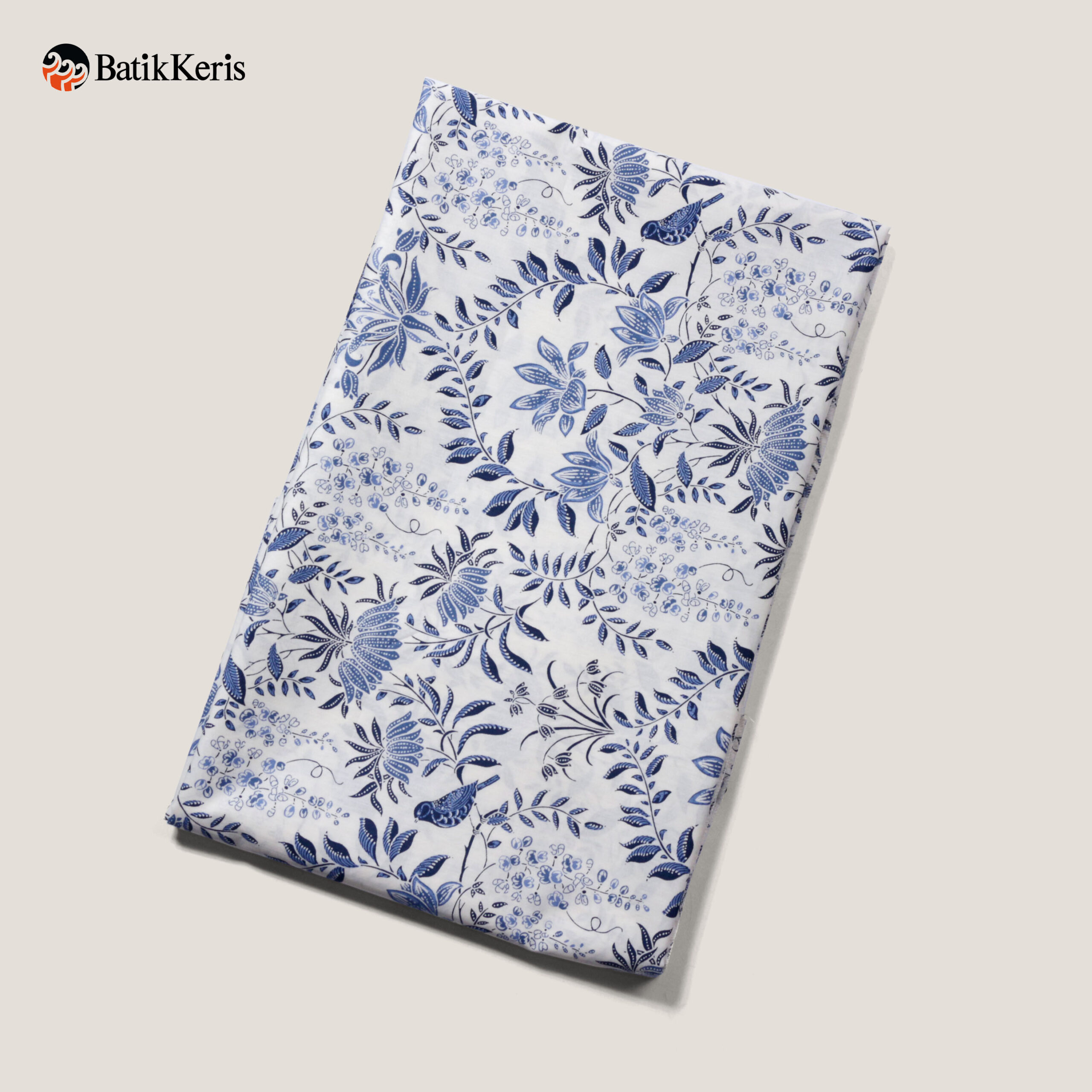 Bahan Potongan Motif Keris Rimbun Hamparan Bunga - Batik Keris Online