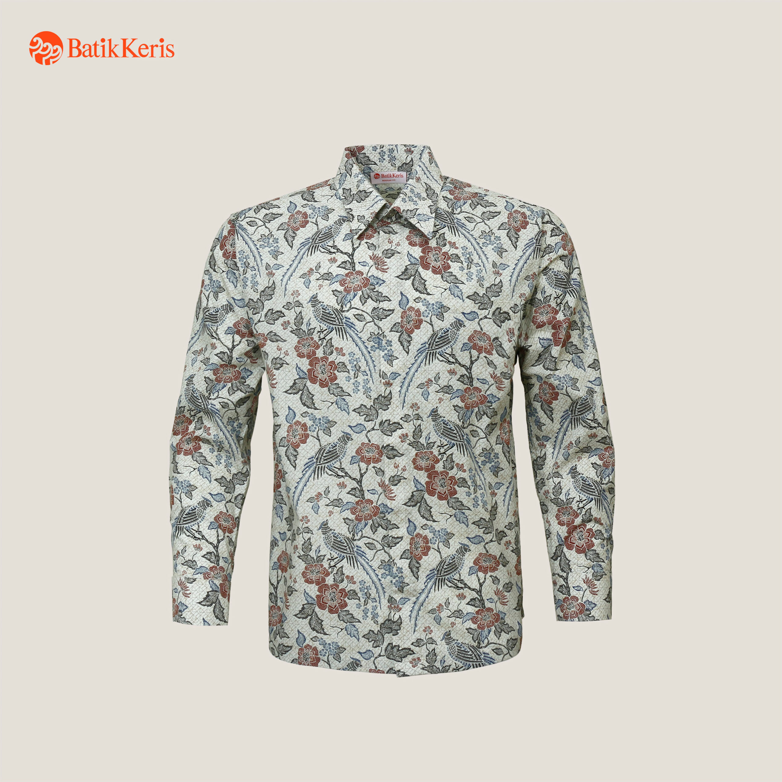 Kemeja Batik Reguler Fit Lengan Panjang Motif Keris Peksi Sasangka ...