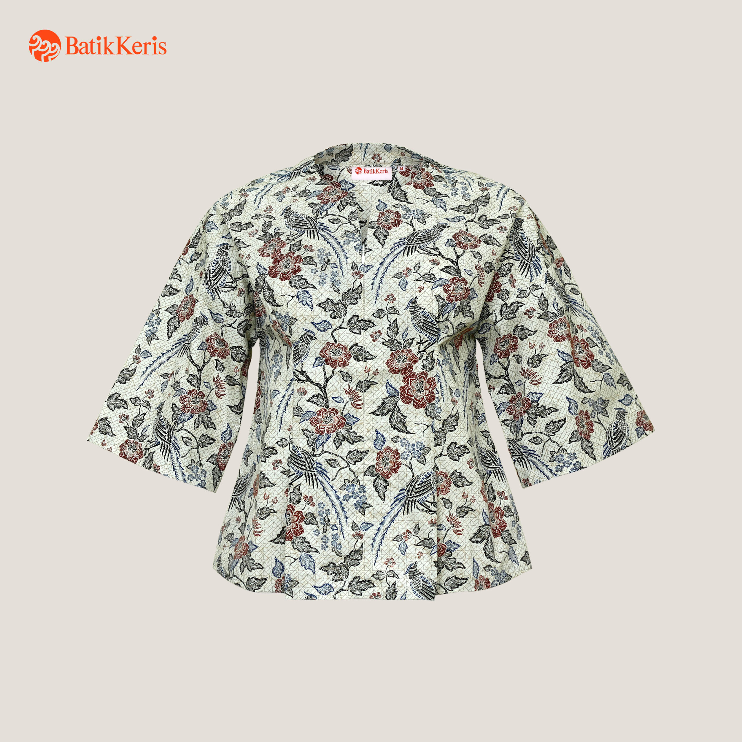 Blouse Batik Lengan Pendek Motif Keris Peksi Sasangka - Batik Keris Online