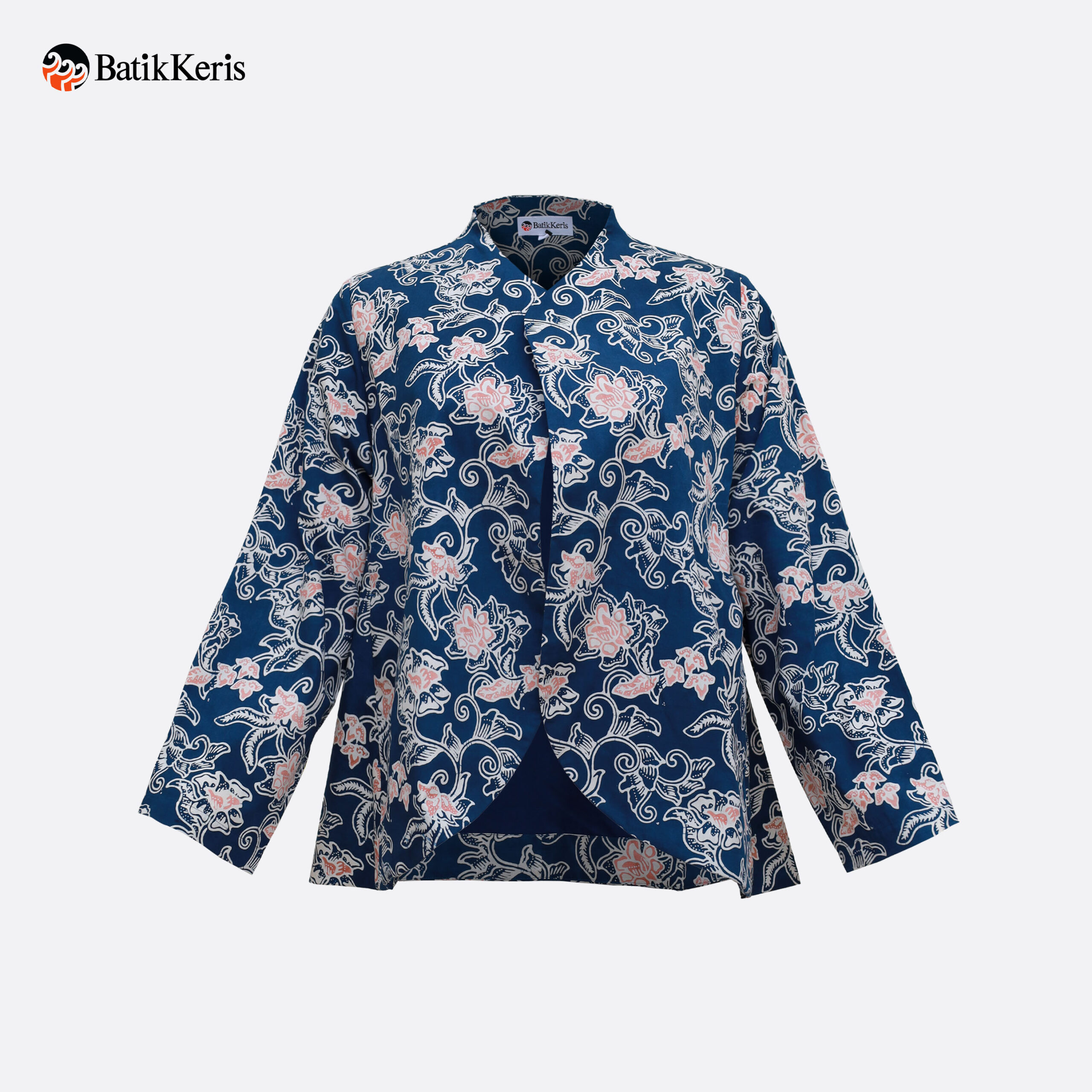 Outer Batik Lengan Panjang Motif Sulur Asri - Batik Keris Online